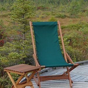 BYER OF MAINE - Pangean Folding Wooden Table, Hardwood Portable Table for Deck, or Camping, Use Indoors or Outdoors - 18" H x 16" W x 16" D