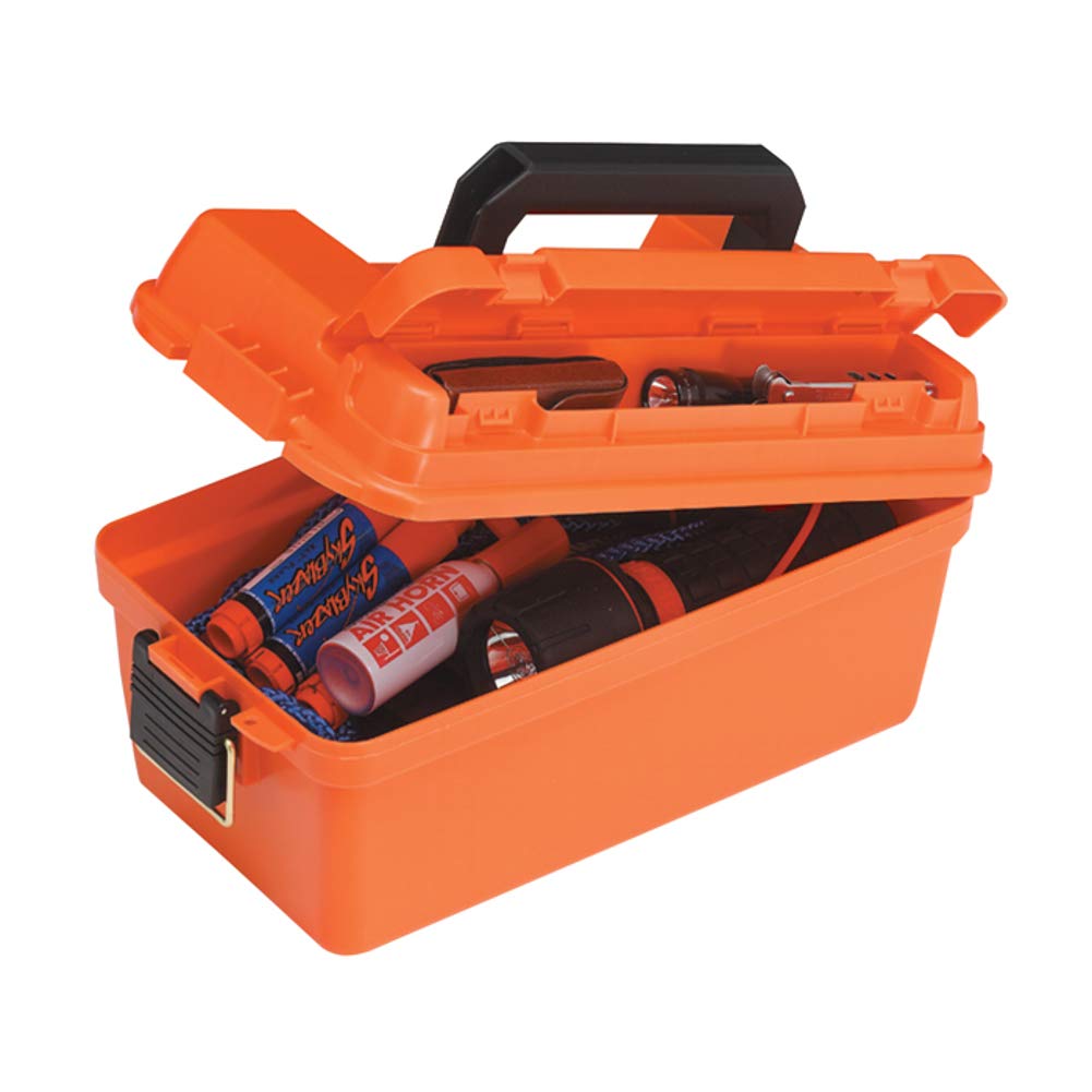 Plano Shallow Dry Storage Box (Orange), small (141250)