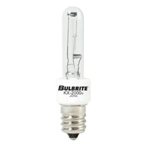 bulbrite kx40cl/e12 candelabra screw base (e12) light bulb, 1 count (pack of 1), clear