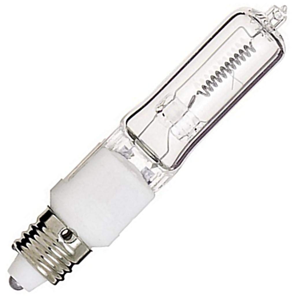 Satco S3107 120V 100-Watt T4 E11 Base Light Bulb, Clear