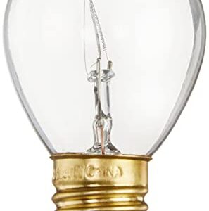 Satco S3629 Intermediate Base 40-Watt S11 Light Bulb, Clear, 1 Count (Pack of 1)