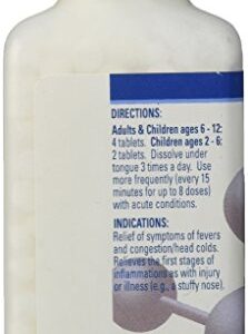 Hyland's Decongestant and Sinus Relief, Inflammation Supplement, Natural Relief of Cold and Fever Symptoms, Hyland's #4 Cell Salt Ferrum Phos 6X Tablets, 500 Count