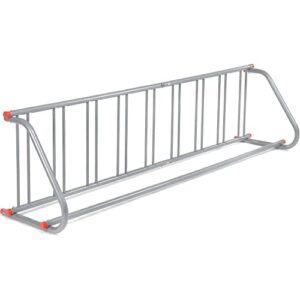 global industrial 111" l all-steel grid rack, 9 bikes, powder coated steel