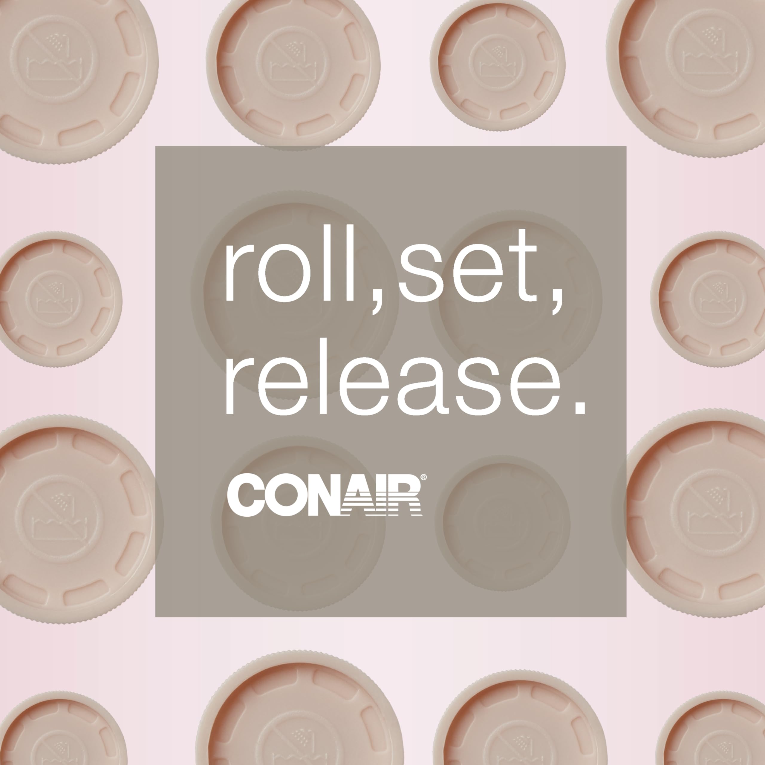 Conair Instant Heat Compact Hot Rollers for Long, Medium, and All Hair - Hair Curler - Hair Roller Clips Included - 1 1/4-inch, 1-inch, and 3/4-inch Rollers