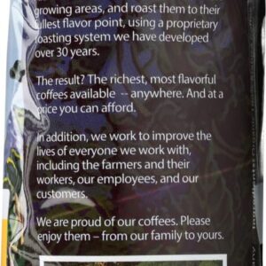 The Organic Coffee Co. Ground, French Roast, 12 Ounce (Pack of 3)