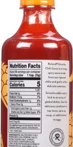 Roland Foods Sriracha Chili Sauce, 17 Ounce Bottle, Pack of 6