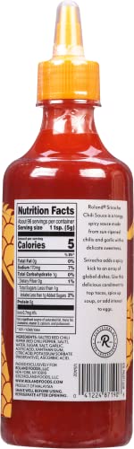 Roland Foods Sriracha Chili Sauce, 17 Ounce Bottle, Pack of 6