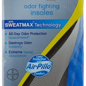 Dr. Scholl's Odor-X Odor Fighting Insoles, 1-Pair Packages (Pack of 4)