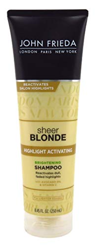 John Frieda sheer blonde Highlight Activating Enhancing Shampoo For Lighter Blondes 8.45 oz (Pack of 3)