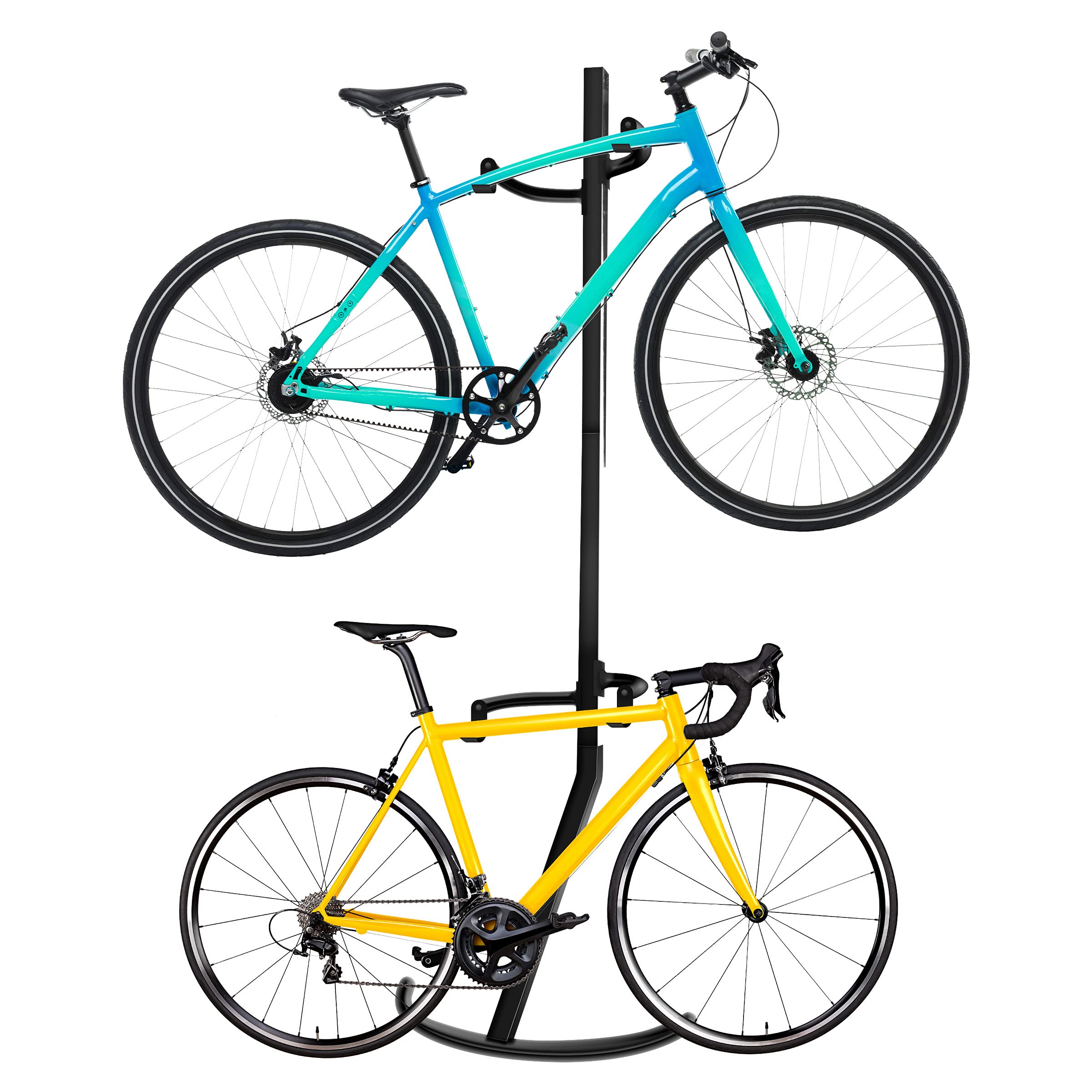 RAD Cycle Gravity Bike Stand Bicycle Rack Storage or Display Holds Two Bicycles Holds up to 125 lbs. No Tools Required