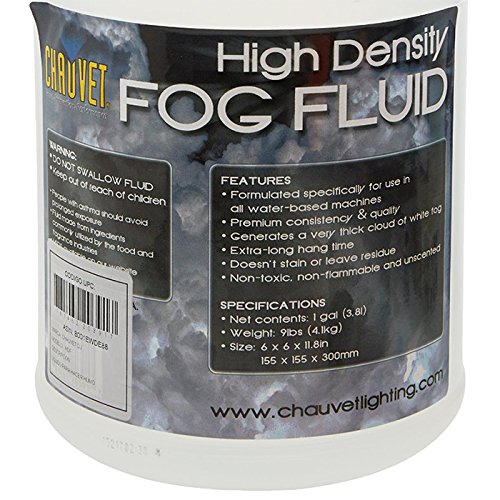 CHAUVET DJ High-Density Fog Machine Fluid - One Gallon | Fog Machines (Packaging May Vary)