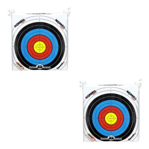 morrell lightweight outdoor portable youth kids range nasp field point archery bag target with 2 sides and 4 shooting spots for 30 pound bows m-109