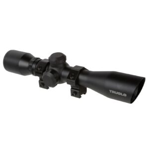 truglo compact 4x32mm duplex reticle black riflescope (tg8504br)