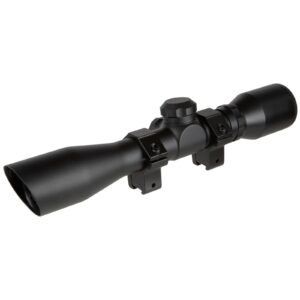 TRUGLO Compact 4x32mm Duplex Reticle Black Riflescope (TG8504BR)