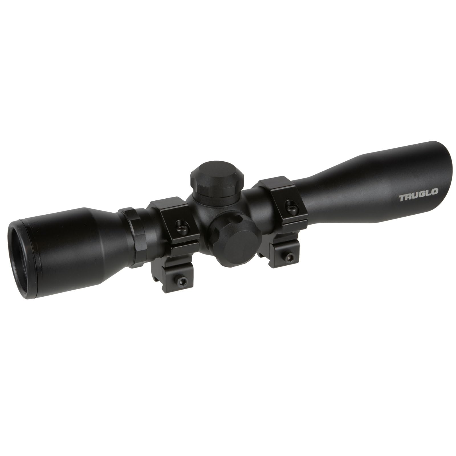 TRUGLO Compact 4x32mm Duplex Reticle Black Riflescope (TG8504BR)