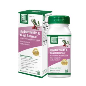 bell lifestyle products bladder health & yeast balance | 60 capsules