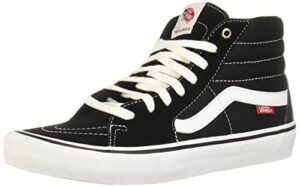 vans sk8-hi, unisex adults' hi-top sneakers, black (black/black), 13 m us men