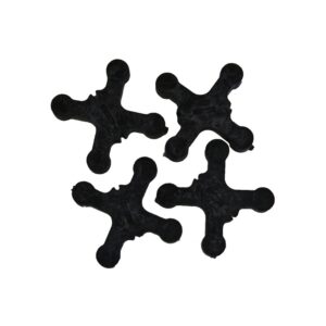 bowjax slipjax string silencers black 4 pk.