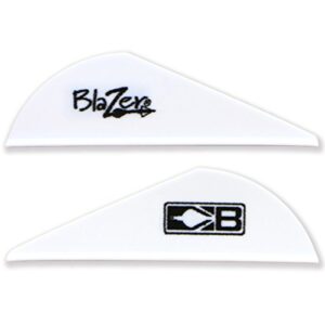 bohning blazer vane (pack of 36), white, 2"