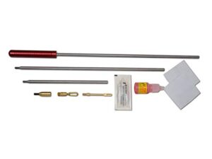 pro shot gun care 3-piece universal cleaning kit (36-inch),gold