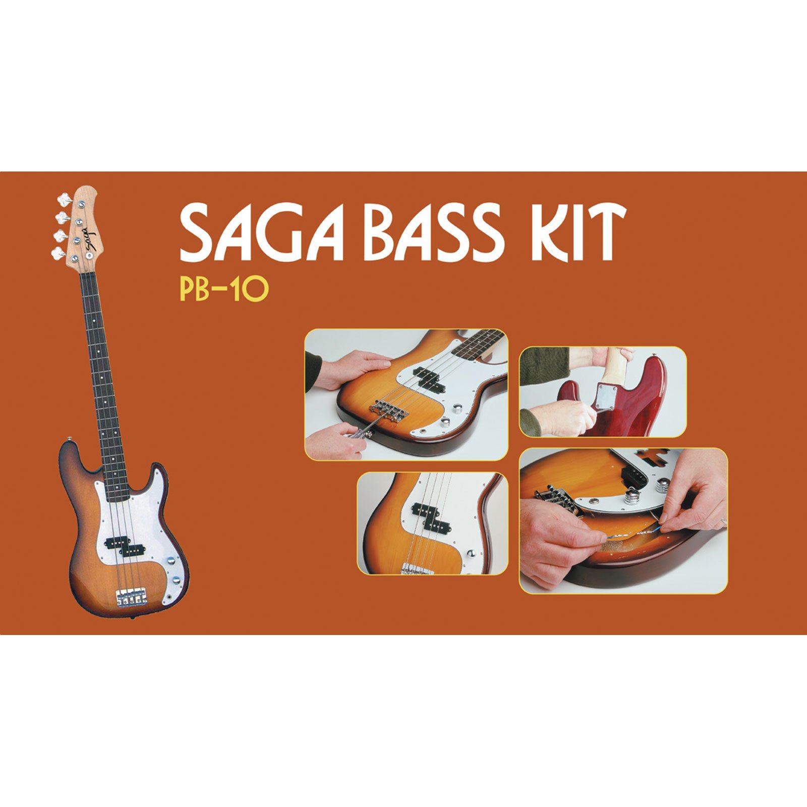 Saga PB-10 Electric Bass Kit - P Style