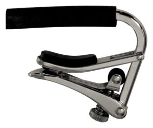 c1 shubb standard series acoustic guitar capo - polished nickel