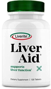 liverite liver aid 120 tablets, liver support, liver cleanse, liver care, liver function, energy.