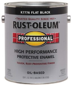 rust-oleum k7776-402 voc+compliant+enamel2, 1 gallon (pack of 1), black, 128 fl oz