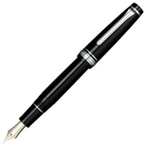 sailor fountain pen professional gear silver 112037420 middle point