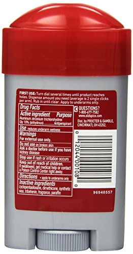 Old Spice, Sweat Defense, Solid Antiperspirant & Deodorant, Pure Sport, 2.6-Ounce Sticks (Pack of 4)