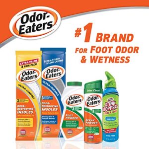 Odor-Eaters Ultra Durable, Heavy Duty Cushioning Insoles, 1 pair (Pack of 4)