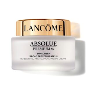 lancôme absolue premium bx day cream with spf 15 - replenishing facial moisturizer infused with pro-xylane - 2.5 fl oz