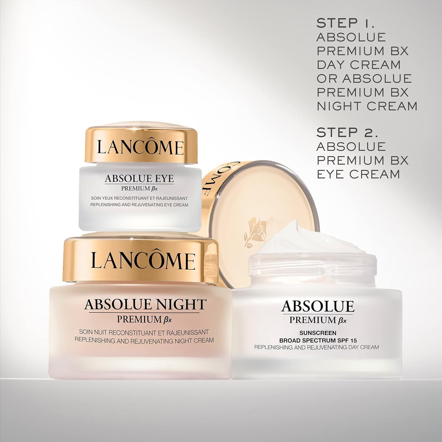 Lancôme Absolue Premium Bx Day Cream With SPF 15 - Replenishing Facial Moisturizer Infused with Pro-Xylane - 2.5 FL Oz