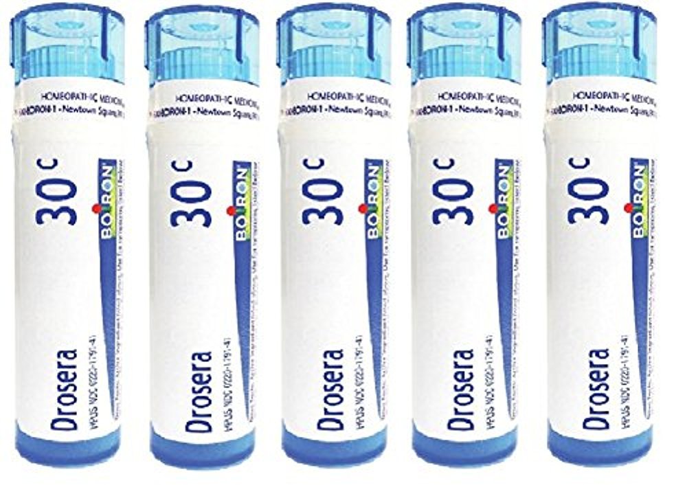 Boiron Drosera Rotundifolia 30C, Homeopathic Medicine for Coughing (Pack of 5)