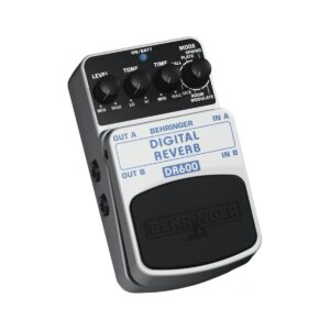 behringer dr600 digital reverb digital stereo reverb effects pedal