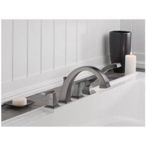 Delta Faucet Dryden Roman Tub Faucet with Hand Shower - T4751-SS - Bath Faucet, Handles & Hand Shower Set - Stainless (Valve Sold Separately)