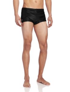 speedo men's swimsuit square leg nylon mesh training suit - manufacturer discontinued