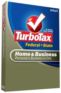 turbotax home & business federal + state + efile 2008 [old version]