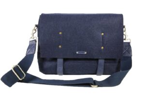 ducti destroyer laptop messenger bag, navy