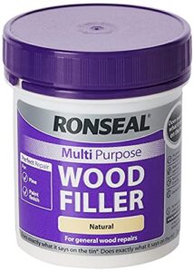 ronseal rslmpwfn250g 250g natural multi-purpose wood filler tube