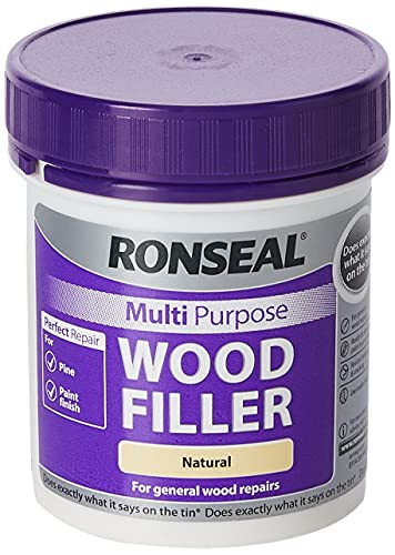 Ronseal RSLMPWFN250G 250g Natural Multi-Purpose Wood Filler Tube