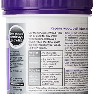 Ronseal RSLMPWFN250G 250g Natural Multi-Purpose Wood Filler Tube