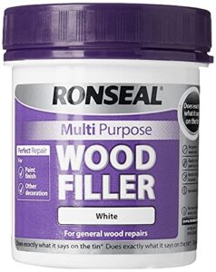 ronseal multi-purpose wood filler - white 250g