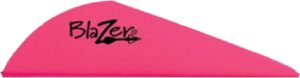 bohning blazer vane (pack of 100), hot pink, 2 inch