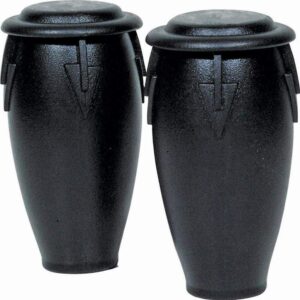 latin percussion lp201-bk plastic conga shakers black bag of 36