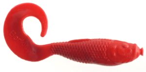 berkley gulp! swimming mullet, red, 4"