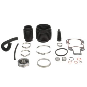 quicksilver 803099t1 stern drive transom seal repair kit for mercruiser alpha one, gen ii stern drives with exhaust bellows