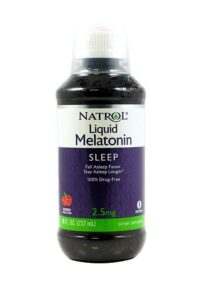 natrol melatonin liquid, 2.5mg, 8oz; with cup