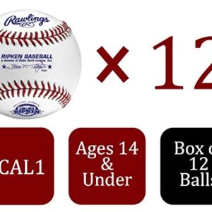 Rawlings | CAL RIPKEN LEAGUE Baseballs | Competition Grade | RCAL1 | Youth/14U | 12 Count