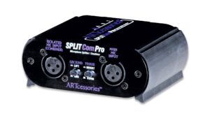 art splitcom pro 2 way microphone splitter and combiner, monitor